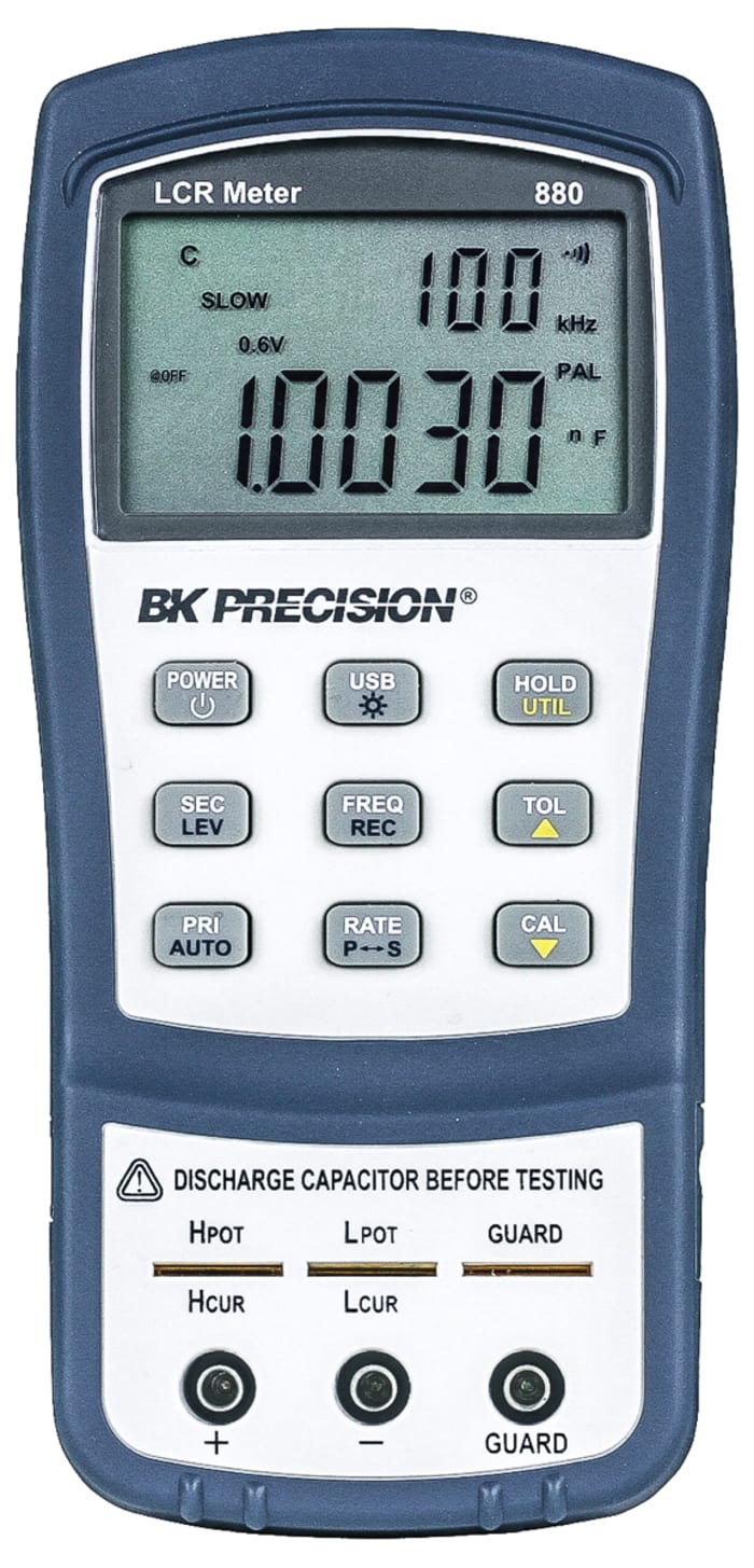 BK880 BK Precision | BK Precision BK880 Handheld LCR Meter 20mF, 10 MΩ ...