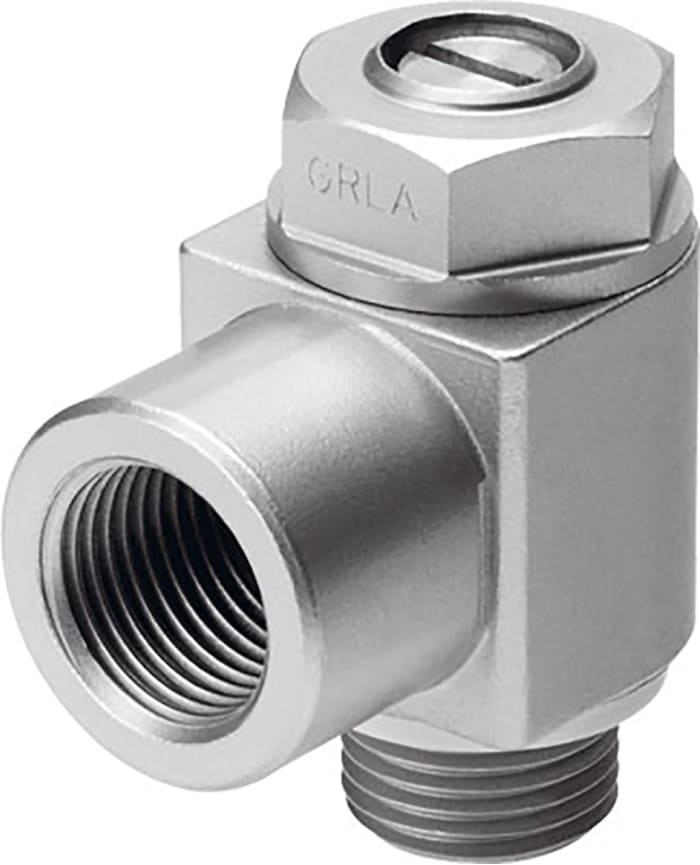 GRLA-1/2-B Festo | Festo GRLA Series Threaded Exhaust Valve, G 1/2 Female Inlet Port x G 1/2 ...
