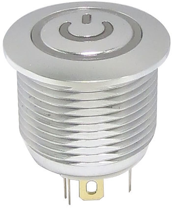 RS PRO | RS PRO Illuminated Push Button Switch, Momentary, Panel Mount ...