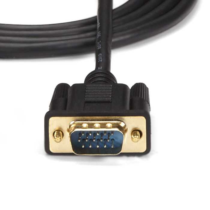 HD2VGAMM10 StarTech.com | StarTech.com 1 port HDMI to VGA Adapter 3 m ...
