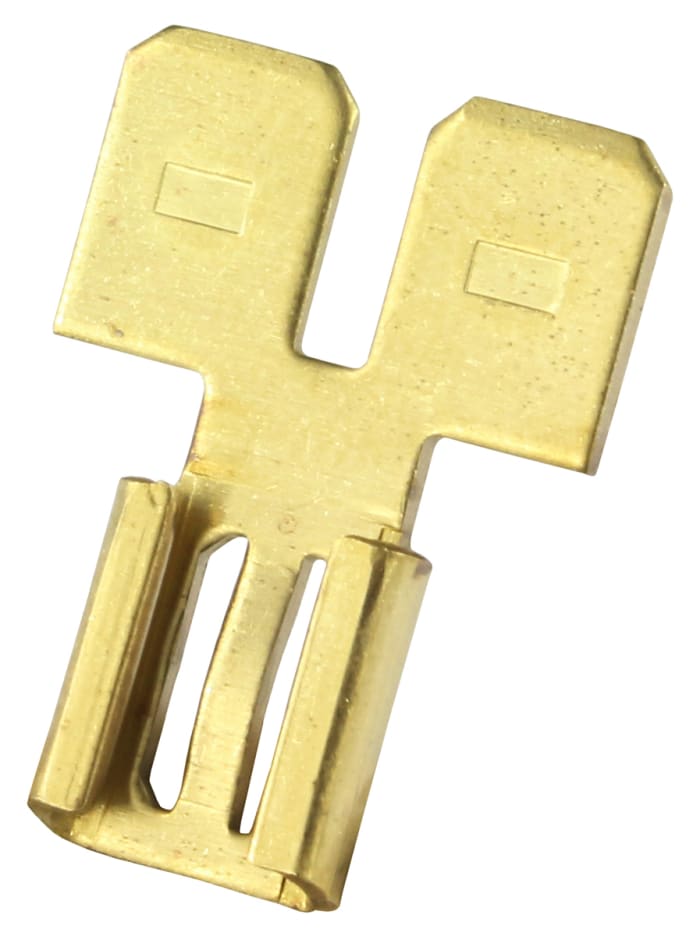 RS PRO | RS PRO Uninsulated Female, Male Spade Connector, Adapter, 6.35 ...