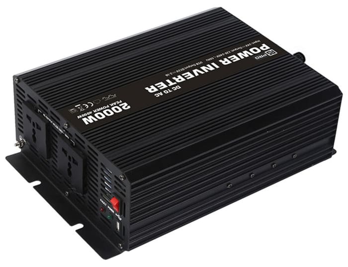 RS PRO | RS PRO Modified Sine Wave 2000W Power Inverter, 24V dc Input, 230V Output | 179-3323 | RS