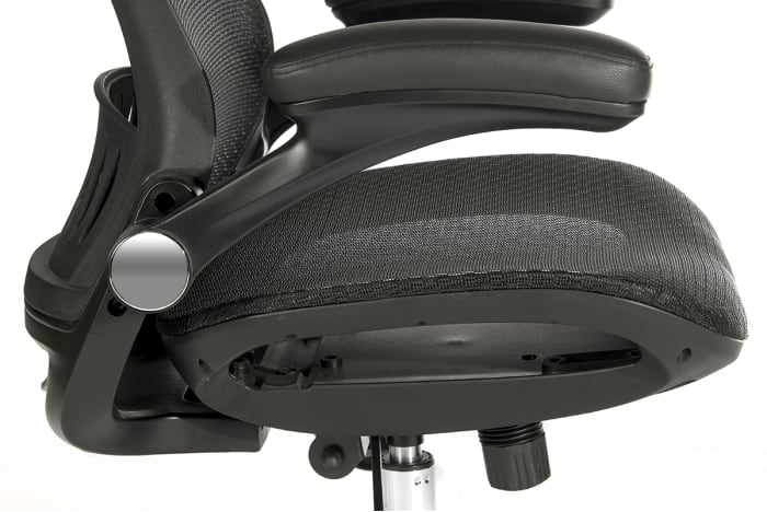 RS PRO | RS PRO Black Mesh Executive Chair, 150kg Weight Capacity | 180 ...