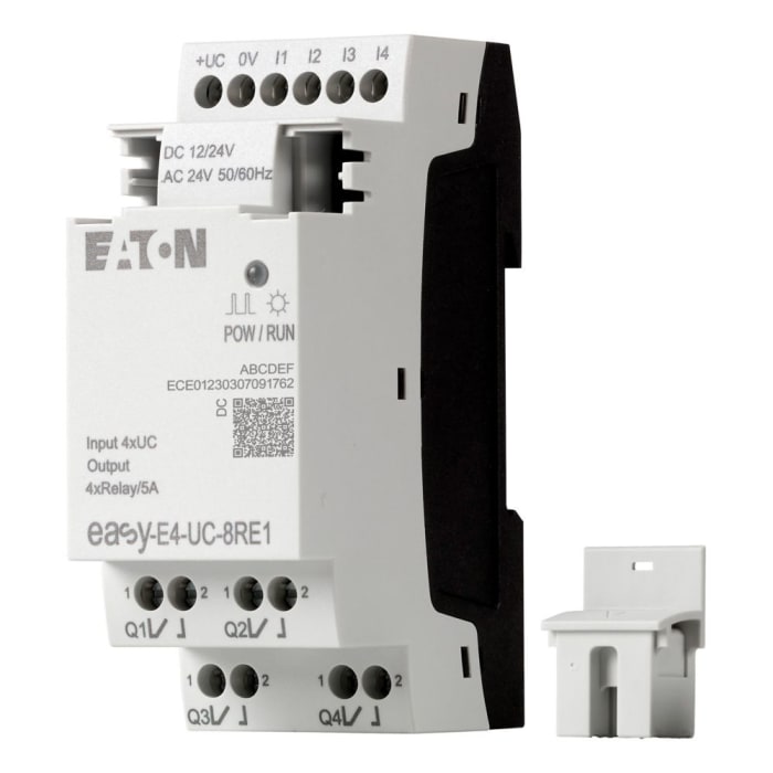 197217 EASY-E4-UC-8RE1 Eaton | Eaton EasyE4 Series Logic Module, 12 V ...
