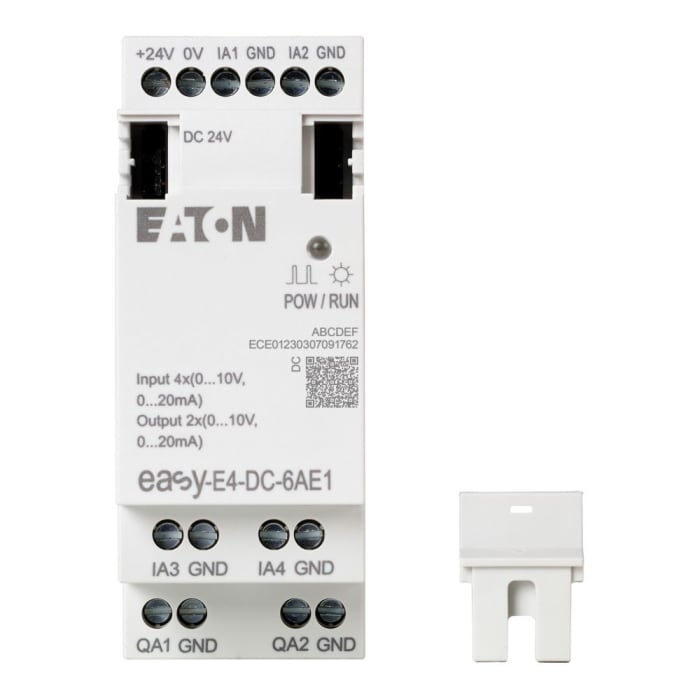 197223 EASY-E4-DC-6AE1 Eaton | Eaton EasyE4 Series Logic Module, 24 V ...