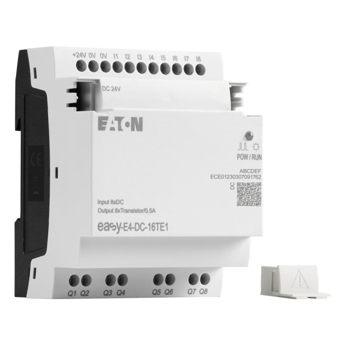 197220 EASY-E4-DC-16TE1 Eaton | Eaton EasyE4 Series Logic Module, 24 V dc Supply, Transistor ...