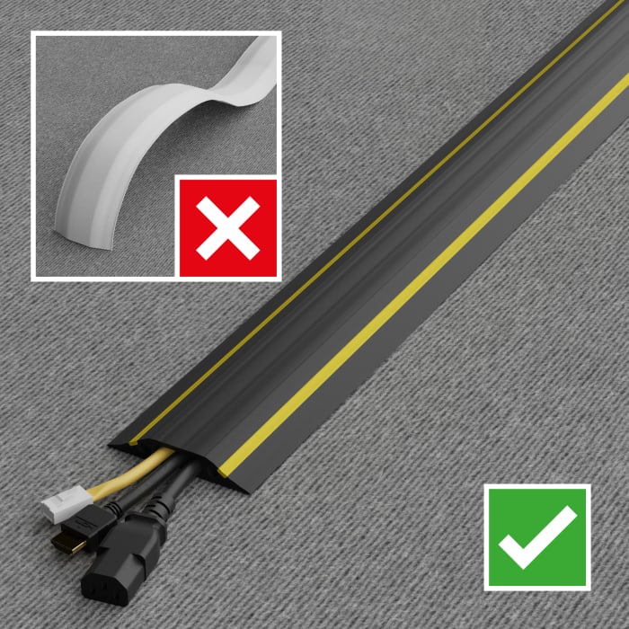 RS PRO | RS PRO 9 m Cable Cover in Polyvinyl Chloride, 30 mm ID | 182 ...