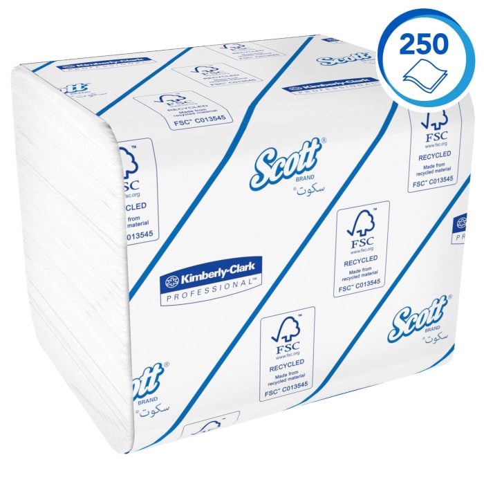 8042 SCOTT | SCOTT 36 Packs of rolls of 9000 Sheets Toilet Roll, 2 ply ...