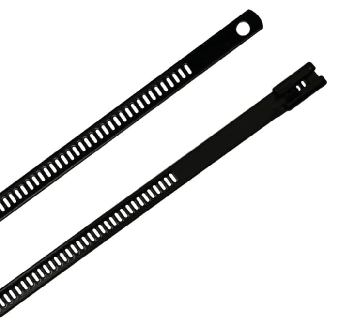 RS PRO | RS PRO Cable Tie, Ladder Single Lock, 225 mm x 7 mm, Black 316 ...