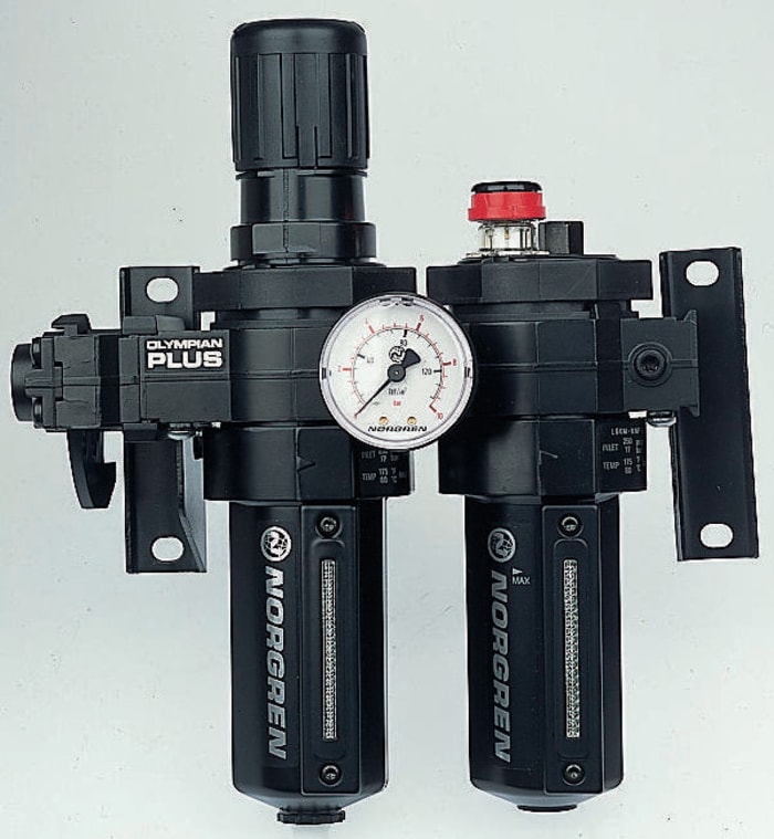 BL64-301 Norgren | Norgren 3/8 in FRL, Automatic Drain, 40 μm ...