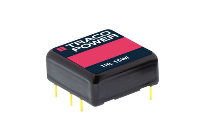 THL 15-2423WI TRACOPOWER | TRACOPOWER THL 15WI DC-DC Converter, ±15V dc/ ±500mA Output, 9 → 36 V ...