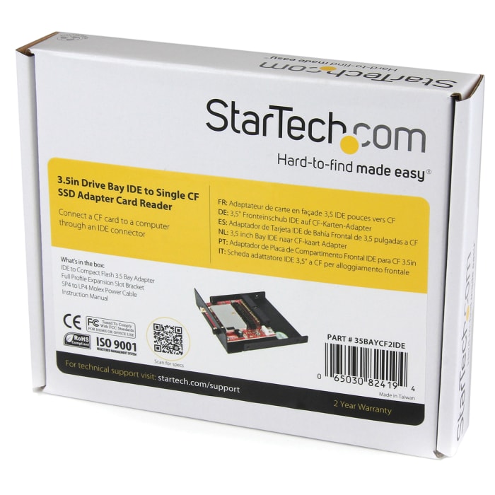 35BAYCF2IDE StarTech.com | StarTech.com 1 port IDE Internal Card Reader ...