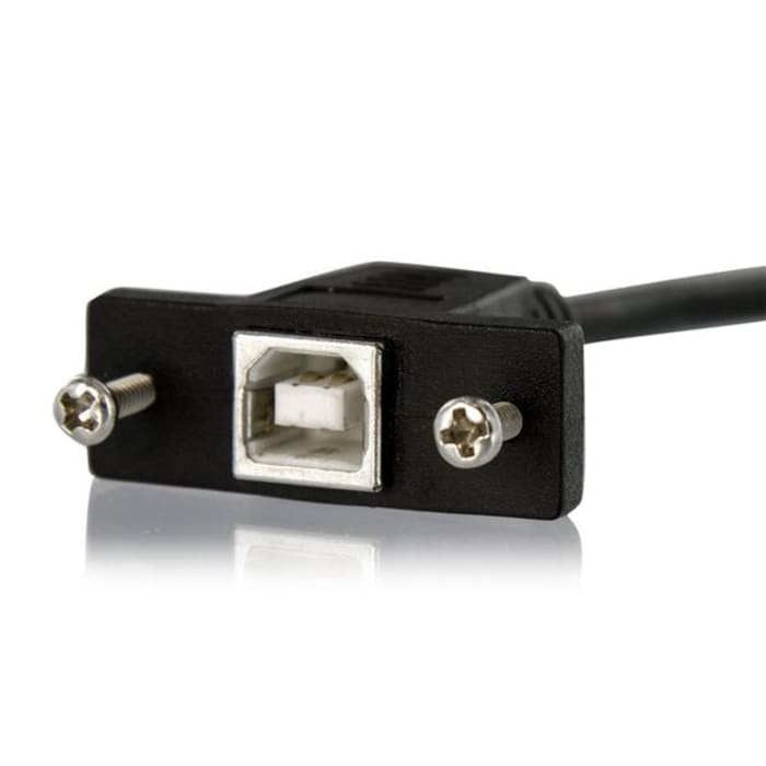 USBPNLBFBM1 StarTech.com | StarTech.com USB 2.0, Male USB B to Female ...
