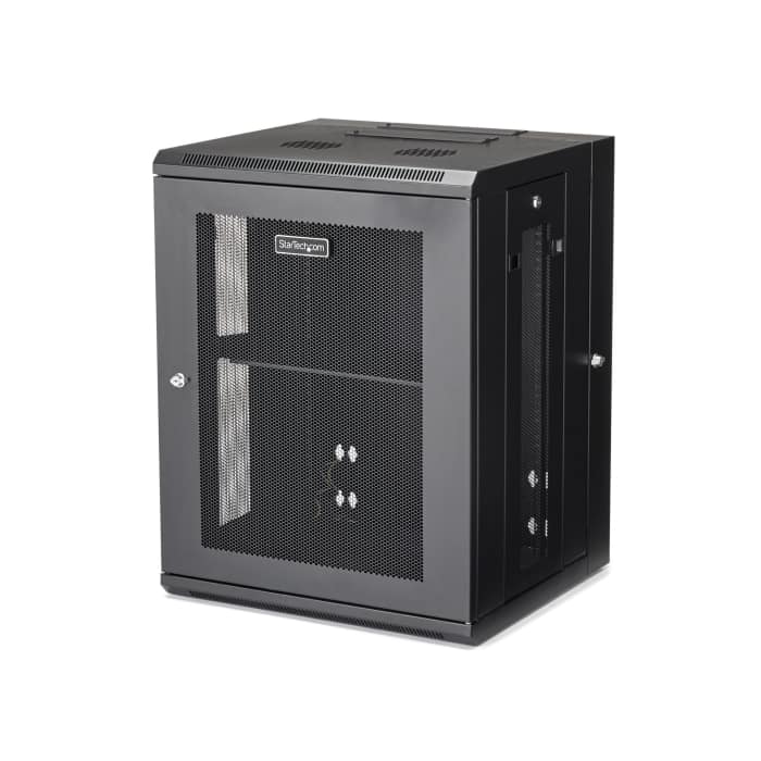 RK1520WALHM StarTech.com | StarTech.com Black 15U Server Rack , 610 x ...