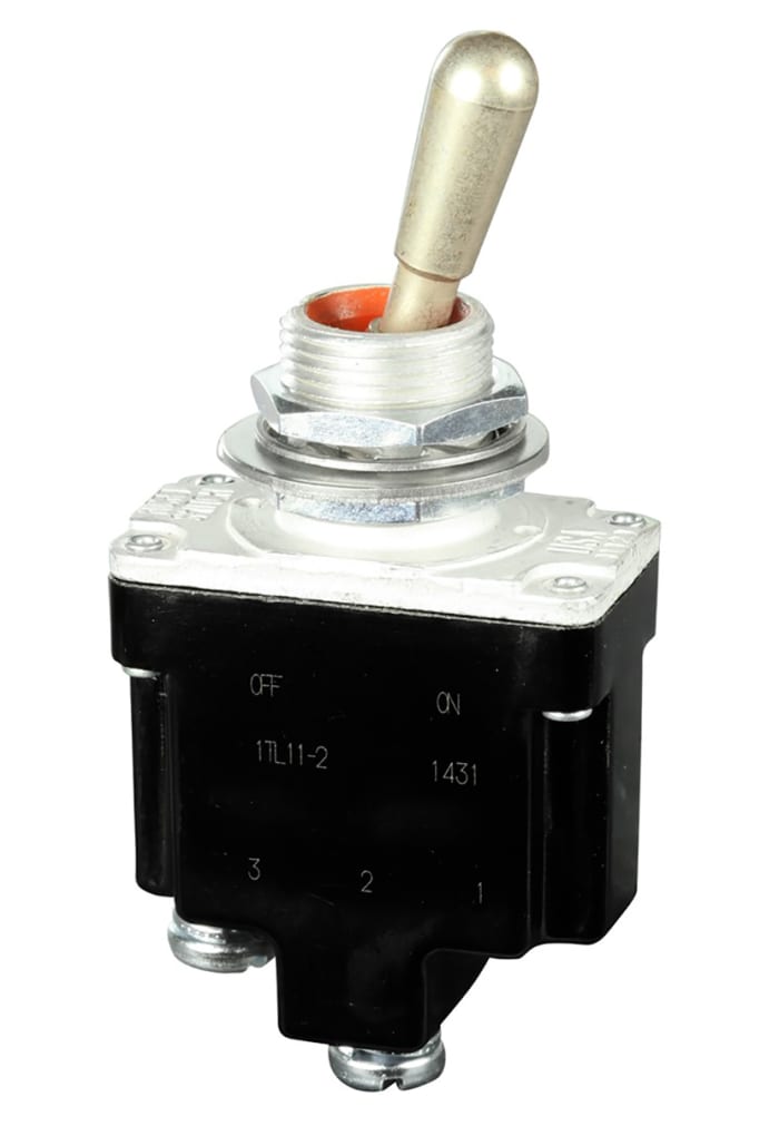 1TL1-2 Honeywell | Honeywell Toggle Switch, Bushing Mount, On-Off, SPST ...