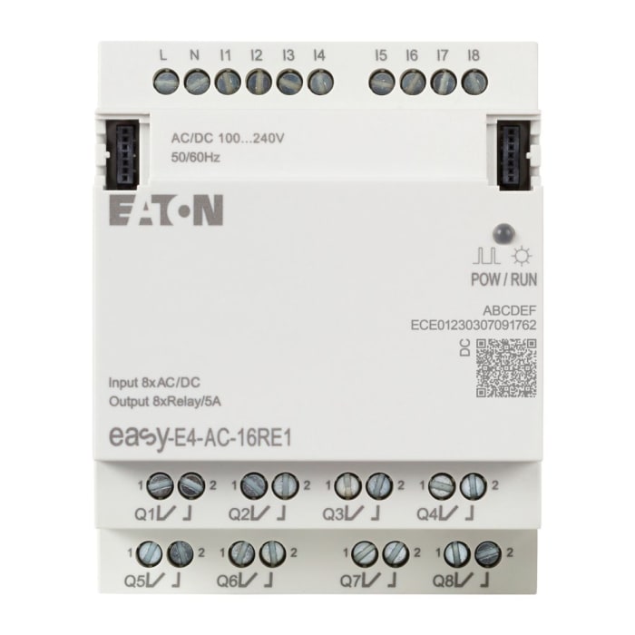 197222 EASY-E4-AC-16RE1 Eaton | Eaton EasyE4 Series Module, 100 → 240 V ...