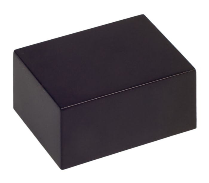 RS PRO | RS PRO Black ABS Enclosure, IP52, Black Lid, 45.9 x 35.2 x ...