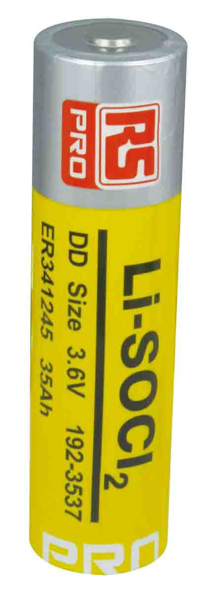 RS PRO | RS PRO Lithium Thionyl Chloride 3.6V, DD DD Battery | 192-3537 ...