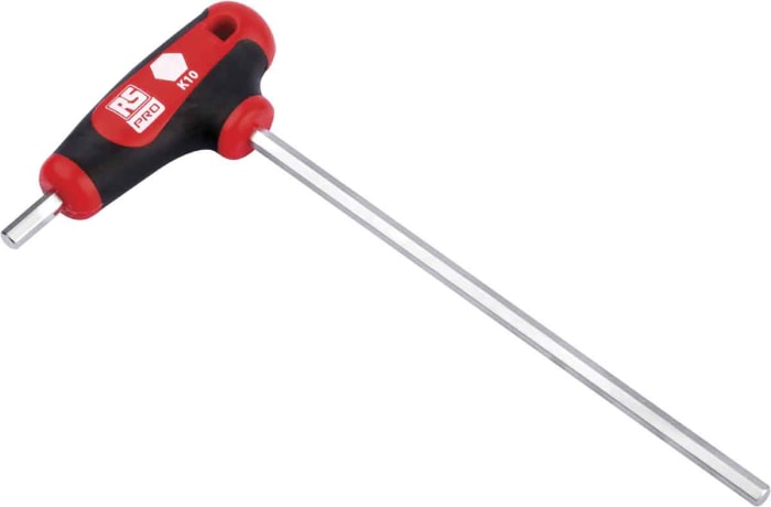 RS PRO | RS PRO T Shape Metric Hex Key, 4mm | 192-3645 | RS