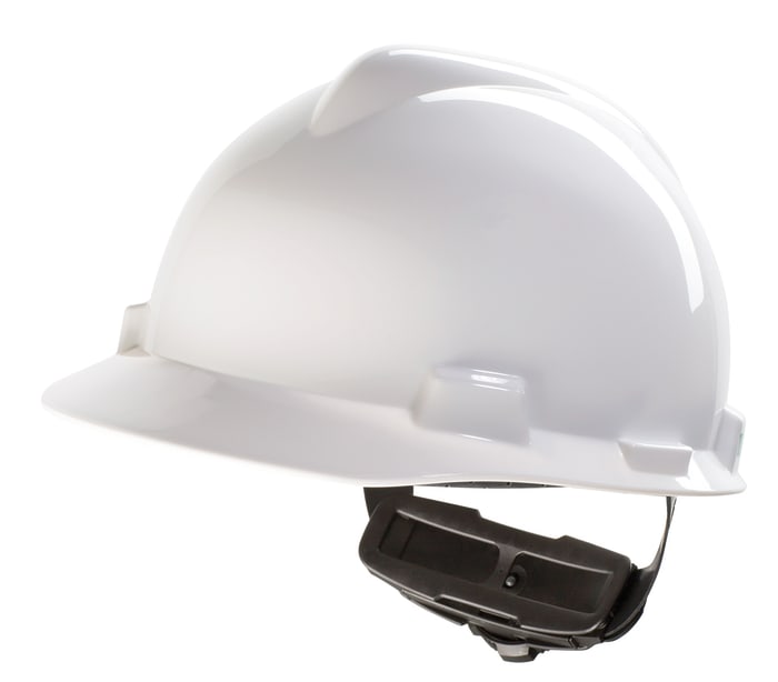 GV112-0000000-000 MSA Safety | MSA Safety V-Gard White Safety Helmet ...