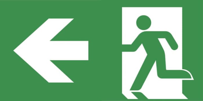 RSEN6120 EMERGI-LITE | EMERGI-LITE LED Emergency Exit Legend, Ceiling ...