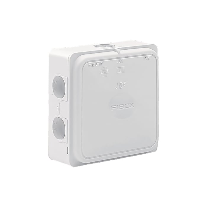 JB 6 WH Fibox | Fibox Grey Polypropylene Junction Box, IP65, 110 mm ...