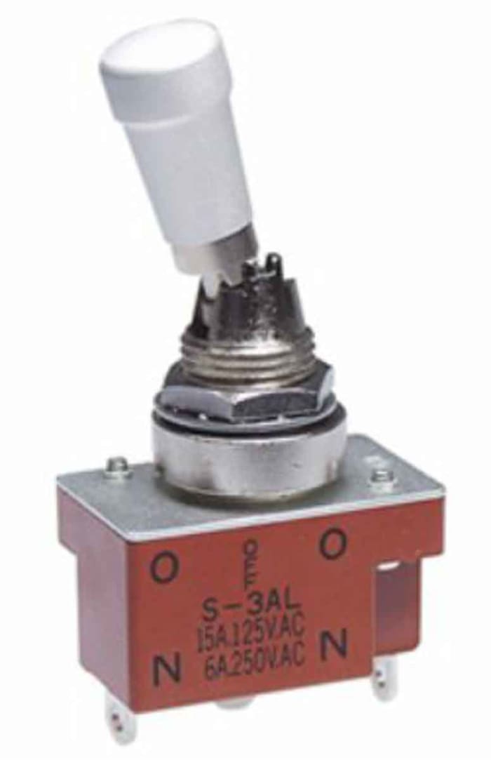 S3AL NKK Switches | NKK Switches Toggle Switch, Panel Mount, On-Off-On ...