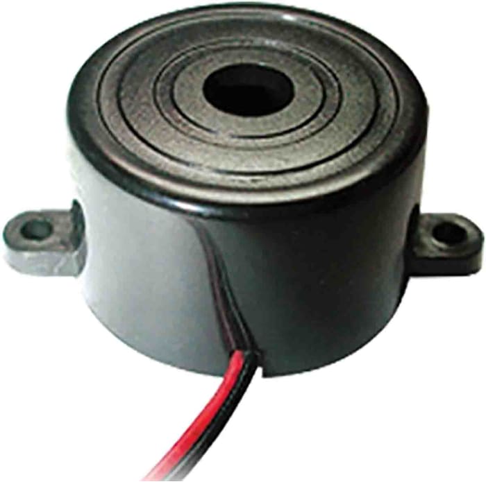 RS PRO | RS PRO 73dB Screw Mount Continuous External Piezo Buzzer ...