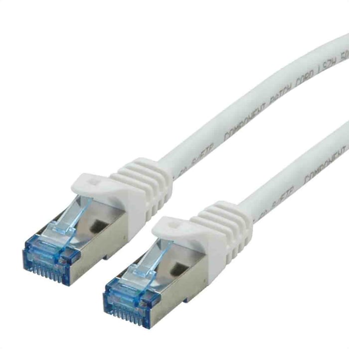 21.15.2868-30 Roline | Roline, 15m Cat6a, White RJ45 to Male RJ45 Male ...