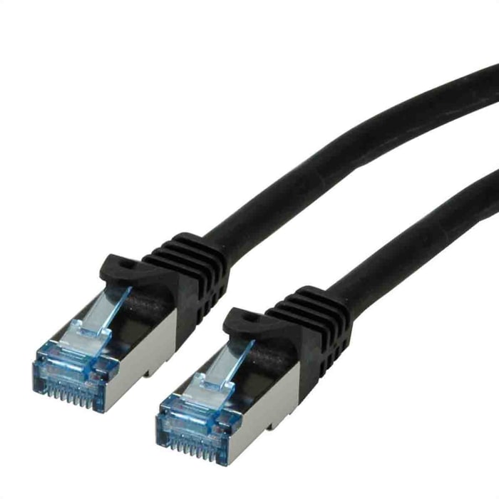 21.15.2859-20 Roline | Roline, 20m Cat6a, Black RJ45 to Male RJ45 Male ...