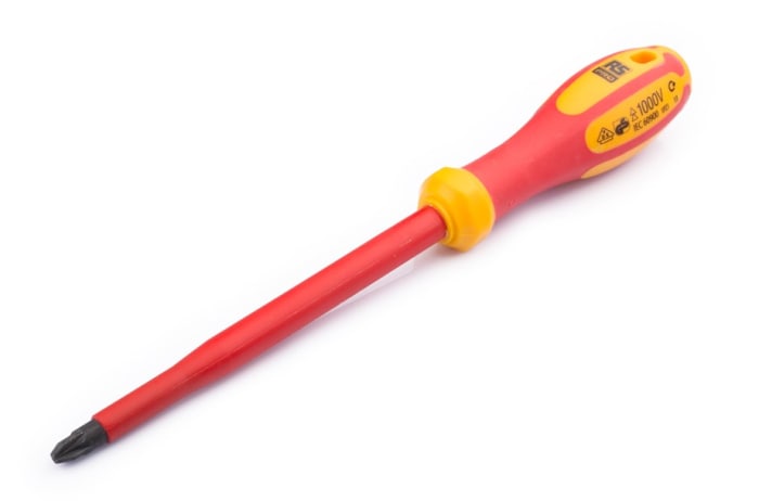 RS PRO | RS PRO Pozidriv Insulated Screwdriver, PZ3 Tip, 150 mm Blade ...