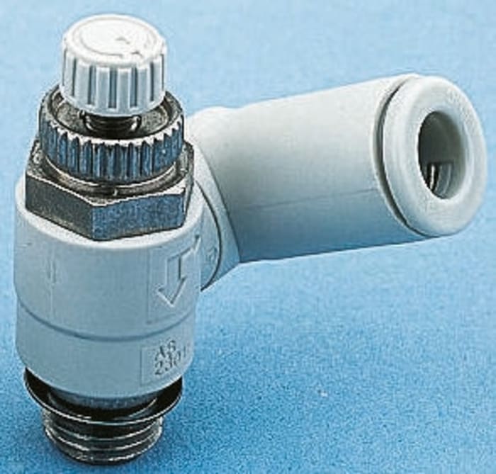 AS2301F-U01-06 SMC | SMC AS Series Threaded Flow Regulator x 6mm Tube Outlet Port | 197-5466 ...