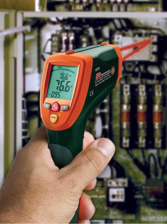 42570 Extech | Extech 42570 Infrared Thermometer, -50°C Min, +2200°C ...