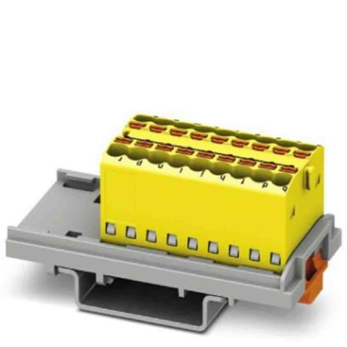 1046954 Phoenix Contact | Phoenix Contact Distribution Block, 18 Way, 2 ...
