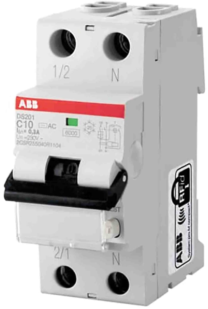 2CSR275080R1324 DS201 M C32 AC30 ABB | ABB RCBO, 32A Current Rating, 1P+N Poles, 30mA Trip ...