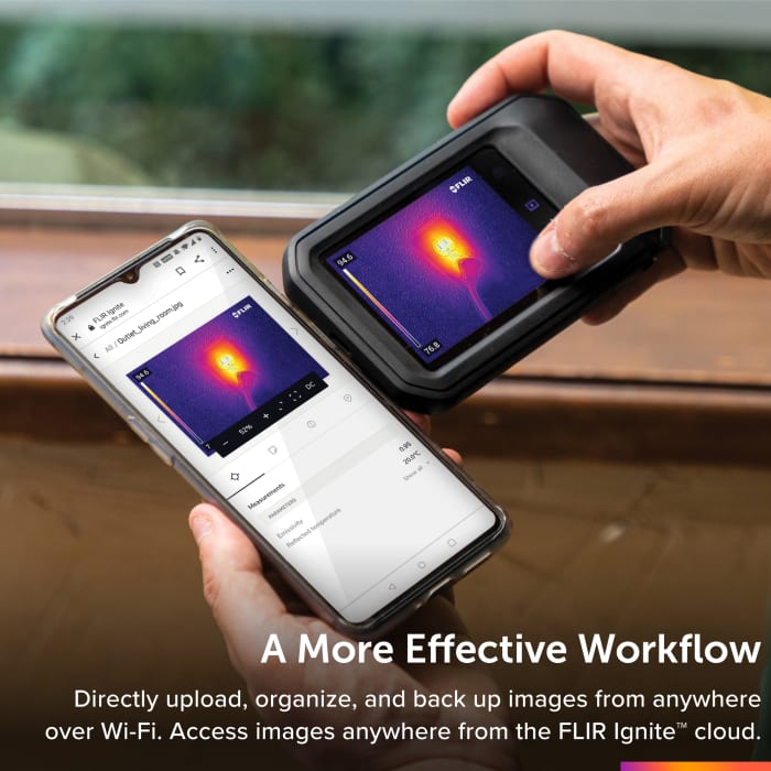 FLIR C5 with Wi-Fi FLIR | FLIR C5 Thermal Imaging Camera with WiFi, -20 → +400 °C, 160 x ...