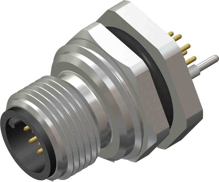 RS PRO | RS PRO Circular Connector, 12 Contacts, Rear, M12 Connector ...