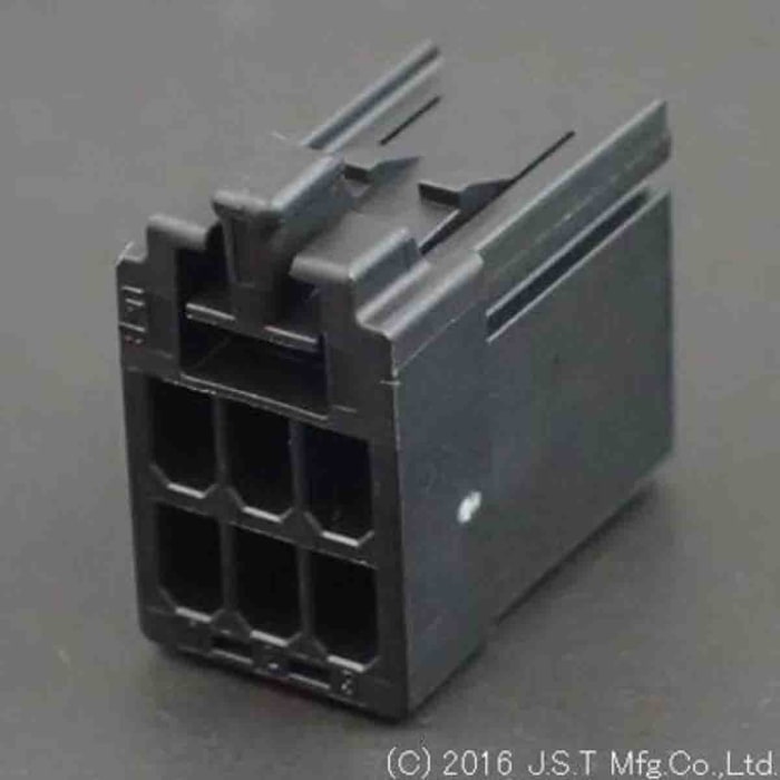 J21DF-06V-KX-L JST | JST, J2000 Female PCB Connector Housing, 2.5mm Pitch, 6 Way, 2 Row | 201 ...
