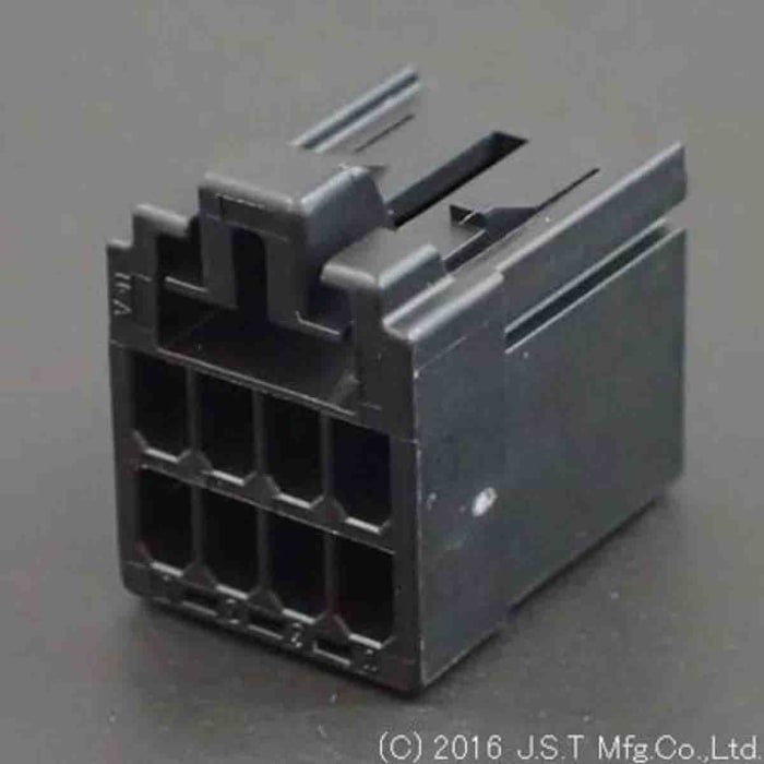 J21DF-08V-KX-L JST | JST, J2000 Female PCB Connector Housing, 2.5mm ...
