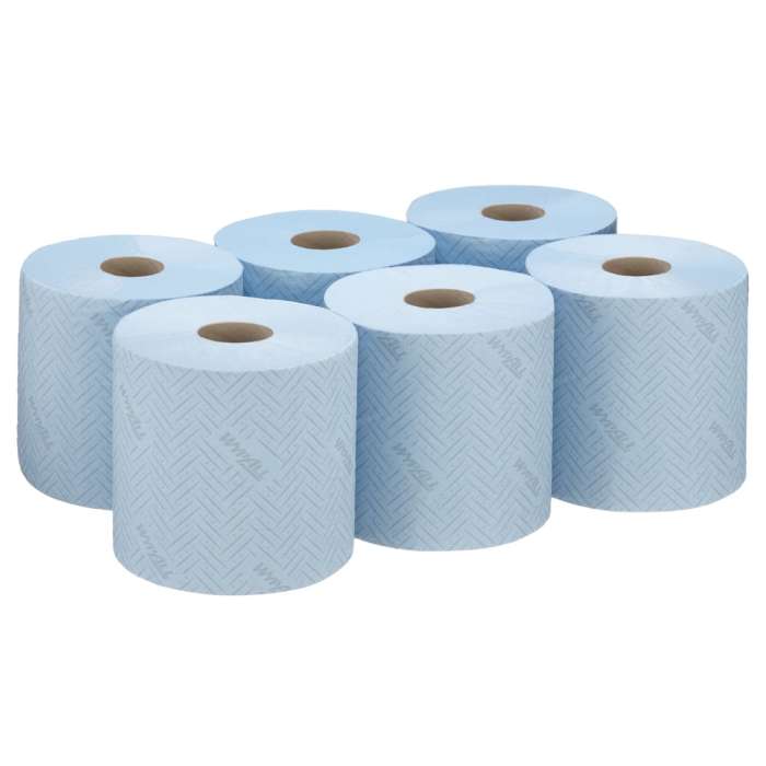 7255 Kimberly Clark | Kimberly Clark WypAll Rolled Blue Paper Towel ...