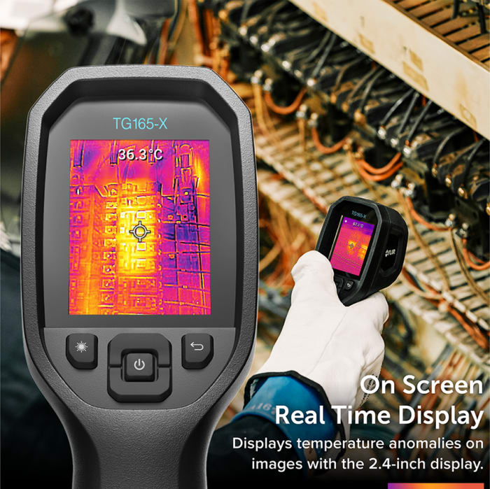 FLIR TG165-X FLIR | FLIR TG165-X USB 2.0 Thermal Imaging Camera, –25 → ...