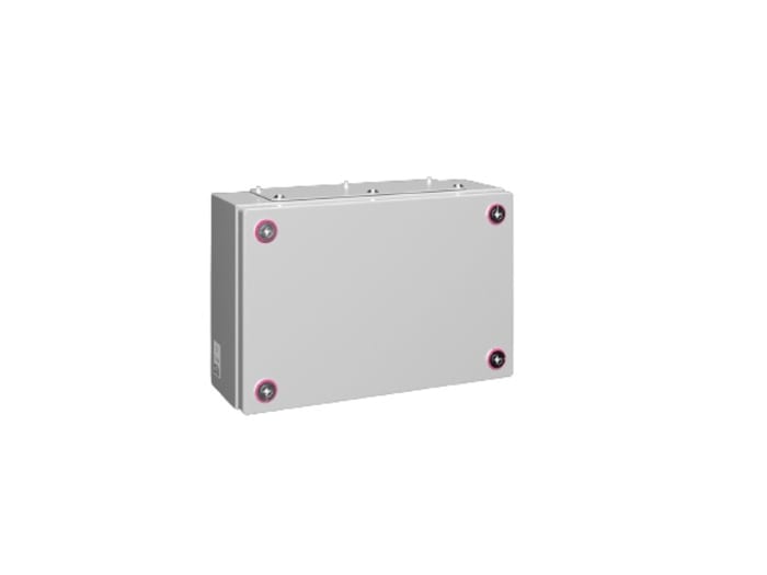 1531000 Rittal | Rittal KX Series Steel Wall Box, IP55, 200 mm x 300 mm ...