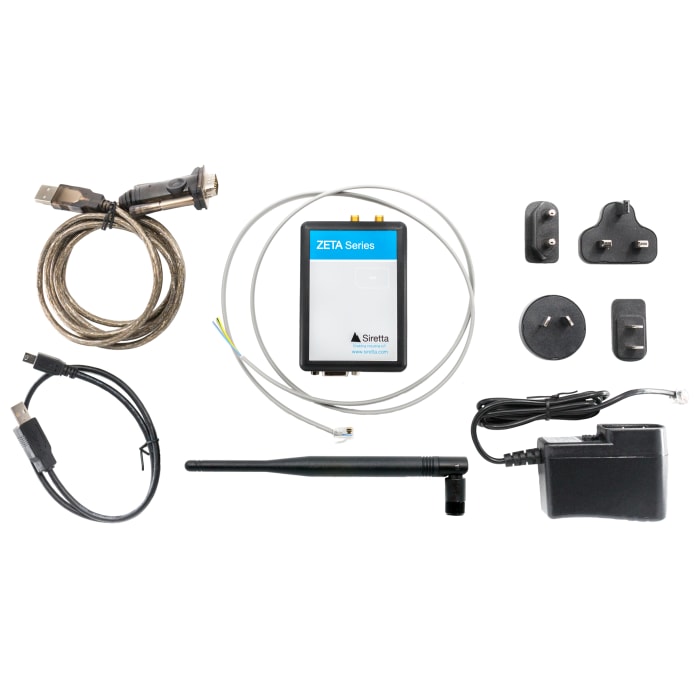 ZETA-NEP-LTEM (GL) STARTER KIT Siretta | Siretta RS232, RJ12, GPIO 2G ...