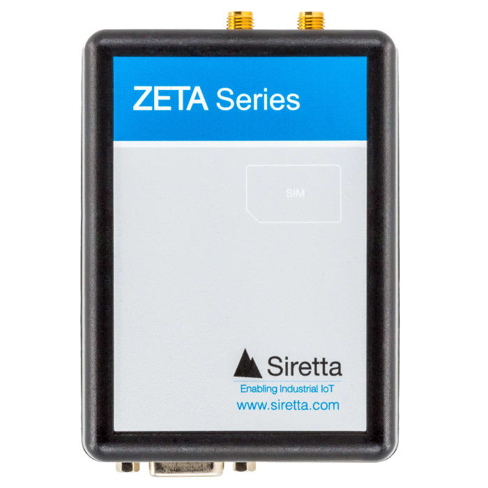 ZETA-GEP-LTE4 (EU) STARTER KIT Siretta | Siretta RS232, RJ12, GPIO 2G ...