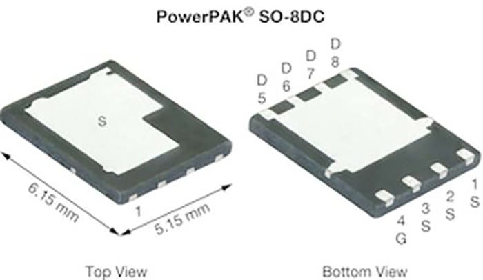 SIDR140DP-T1-RE3 Vishay | N-Channel MOSFET, 100 A, 25 V, 8-Pin PowerPAK SO-8DC Vishay SIDR140DP ...