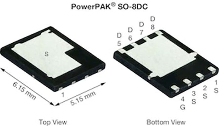 SIDR680ADP-T1-RE3 Vishay | Vishay SiDR680ADP N-Channel MOSFET, 137 A, 80 V, 8-Pin PowerPAK SO ...