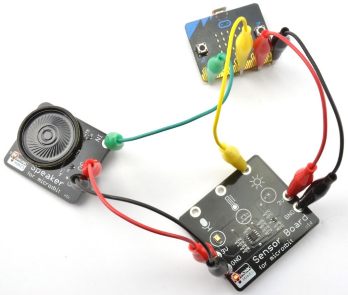 SKU00063 Monk Makes | Monk Makes SKU00063 BBC Micro:bit Add-on Starter ...