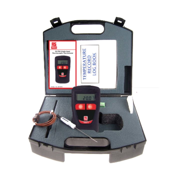 RS PRO | RS PRO Wired Thermometer & Probe Kit, Type R, Type J, K, Type ...