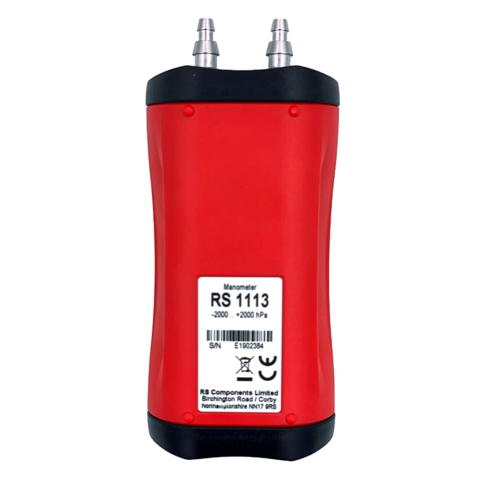 RS PRO | RS PRO RS 1113 Differential Manometer With 2 Pressure Port/s ...