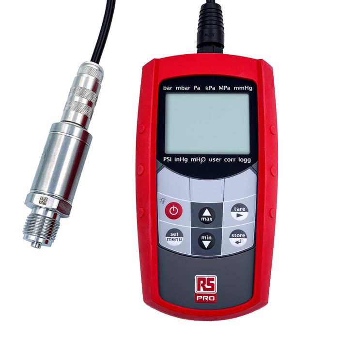 RS PRO | RS PRO MH 5130 + MSD 10 BAE Absolute Manometer With 1 Pressure ...